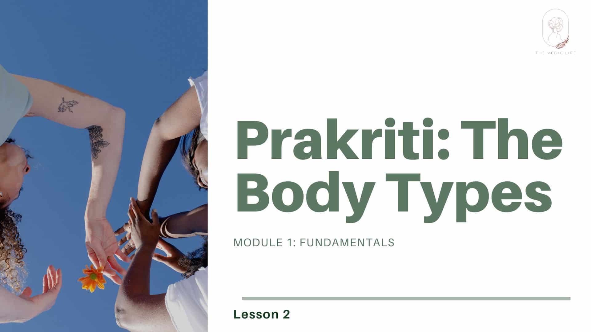 Week 2: Prakriti: The Body Types - The Vedic Life