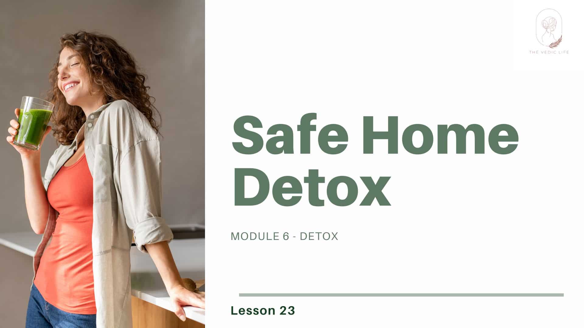 Week 19: Safe Home Detox - The Vedic Life